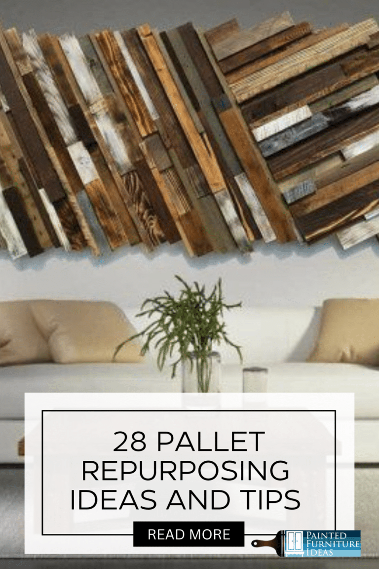 Unleash Your Creativity: 28 Pallet Repurposing Ideas and Tips - Painted ...